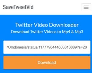 Cara Download Video Twitter di Android Tanpa Aplikasi dan Pakai App